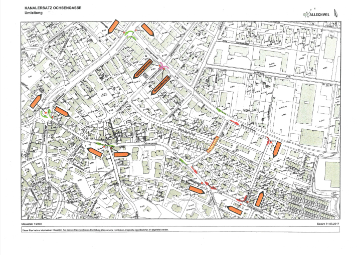 Einwohnergemeinde Allschwil - Bauarbeiten in der Ochsengasse ...